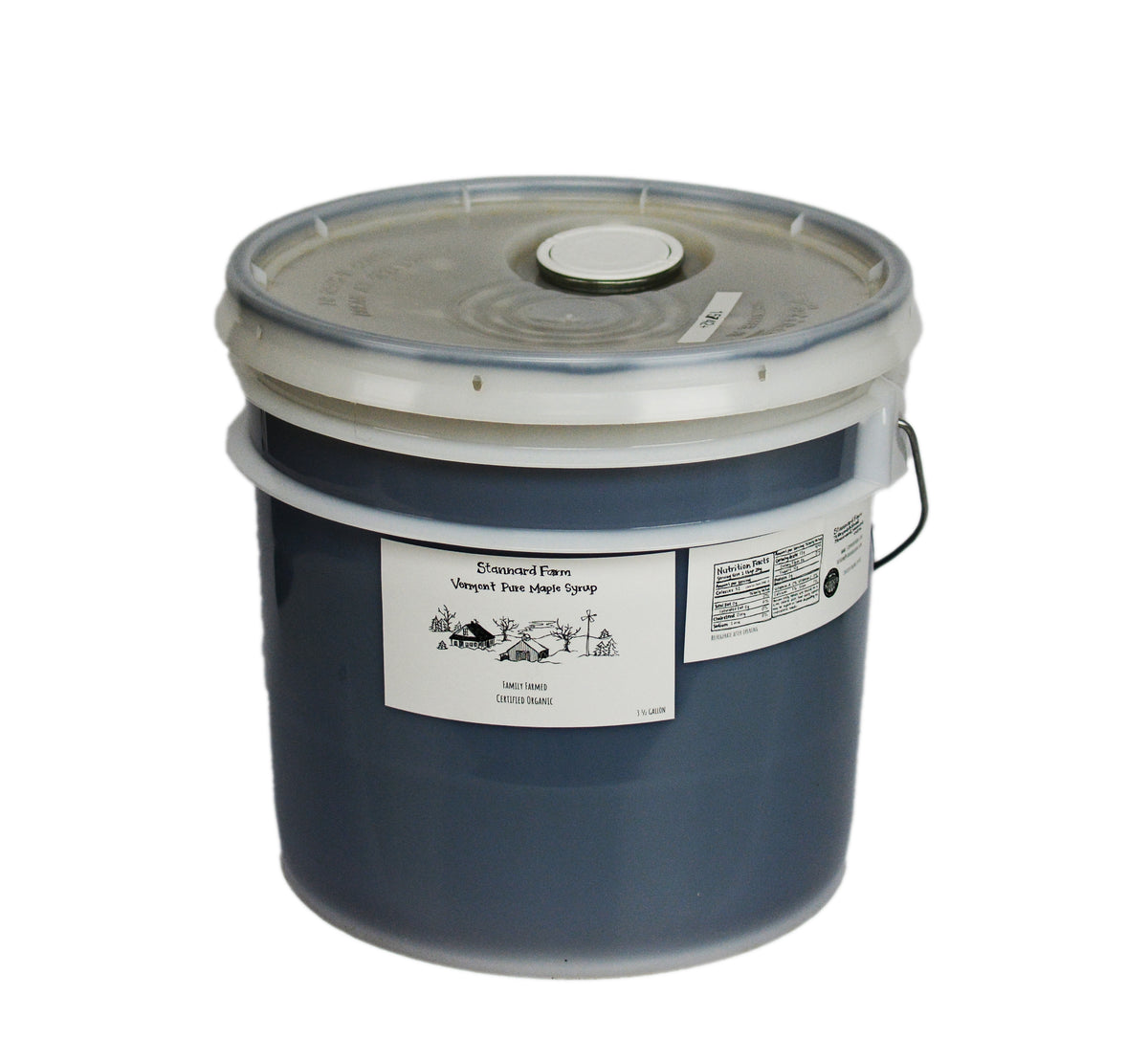 3.5-Gallon Pail of Organic Maple Syrup – Stannard Farm